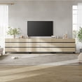 Modern TV Stand with 18 Drawers and Sturdy Metal Base, Entertainment ...
