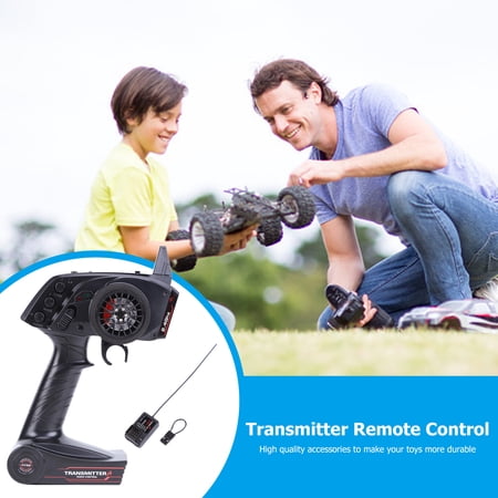Jinveno AUSTAR Transmitter with Receiver 3 Channel 2.4GHz RC Vehicle ...