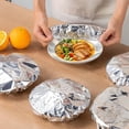 90Pc Universal Disposable Thermal Cover for Food, Reusable Food Covers ...