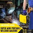 MMA-300 Mini Inverter Arc Welder, 120A 220V Portable DC Welding Machine ...