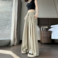 Bing Silk Shaking Wide Legs Pants Female Summer Thin Small Men With ...