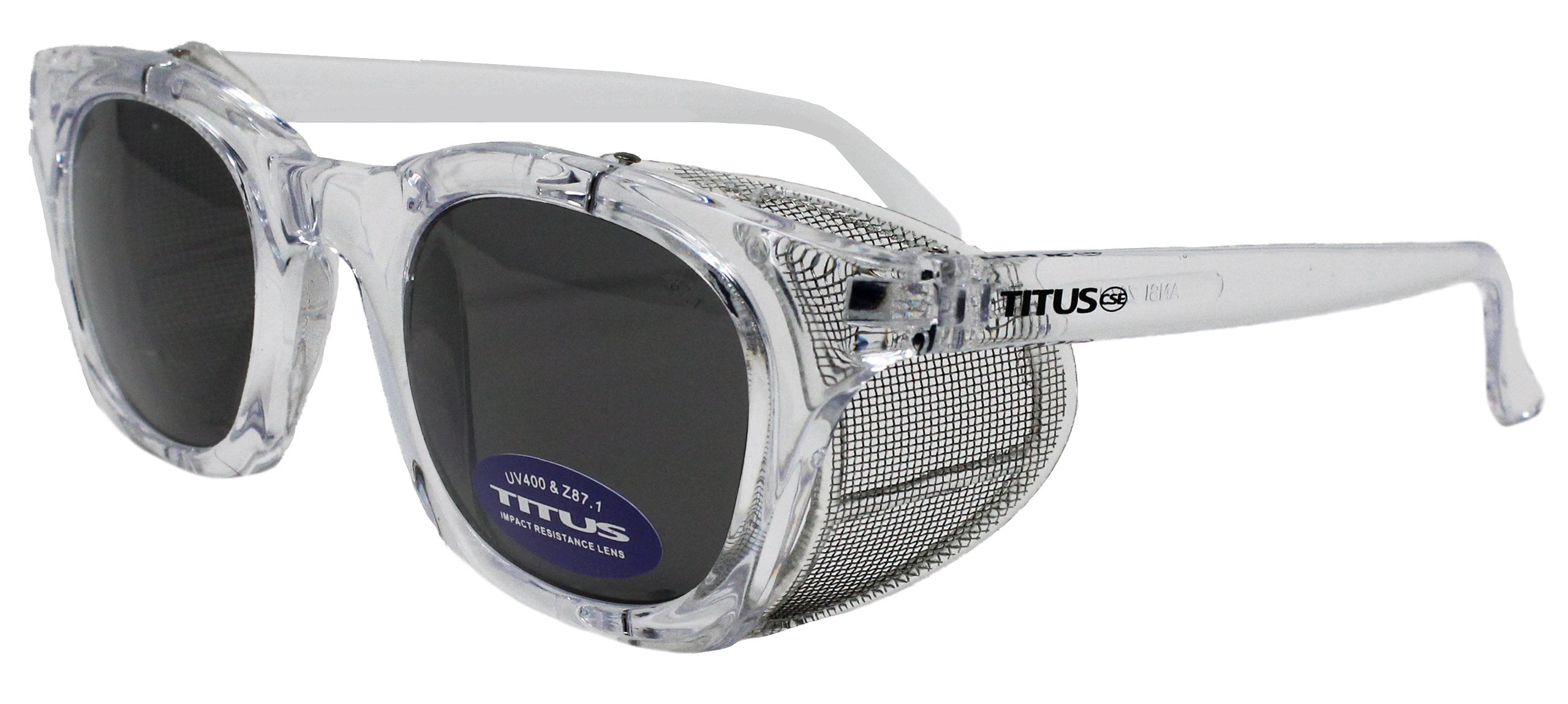 Titus Retro Style Safety Glasses with Side Shield - Walmart.com