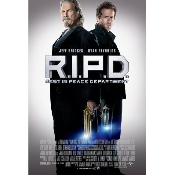 Ripd R.I.P.D. Movie Poster 24inch x 36inch Poster 24x36 Multi-Color ...