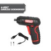 HART 4-Volt Rechargeable Screwdriver with Philips and Slotted Bit ...