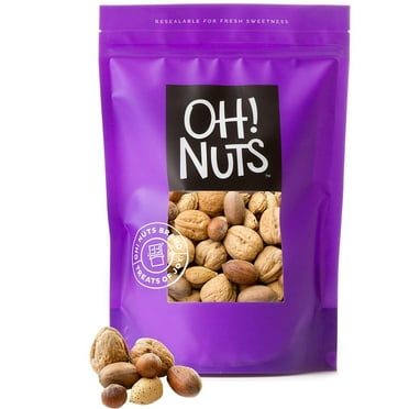 California Fresh Raw In-shell Whole Mixed Nuts 2 LB - Walmart.com