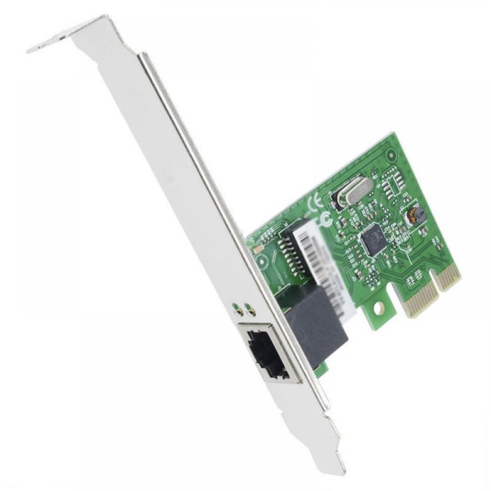 PCI Express PCI-E Gigabit Ethernet Network Interface Card 10/100/1000 ...