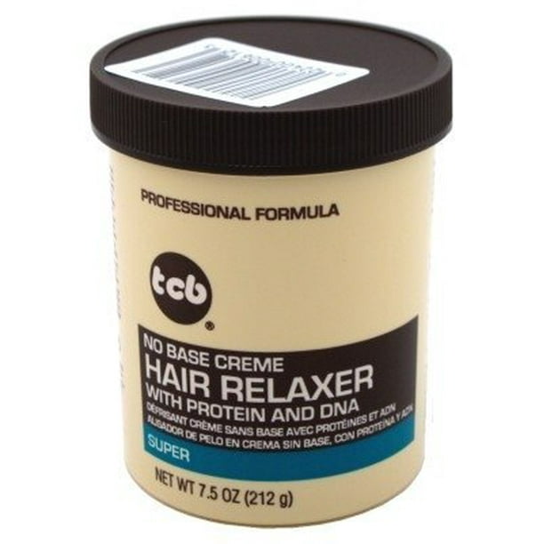 TCB No Base Hair Relaxer Creme, Super 7.5 Oz - Walmart.com