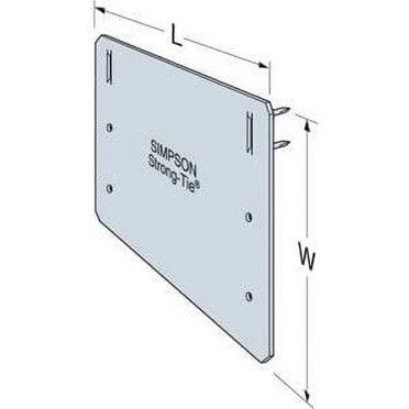 Simpson Strong-Tie CBSQ66-SDS2 - Galvanized Standoff Column Base for ...