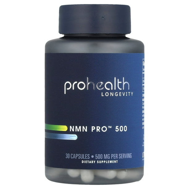 Suplemento ProHealth Longevity NMN Pro 500 mg 30 cápsulas | Bodega ...
