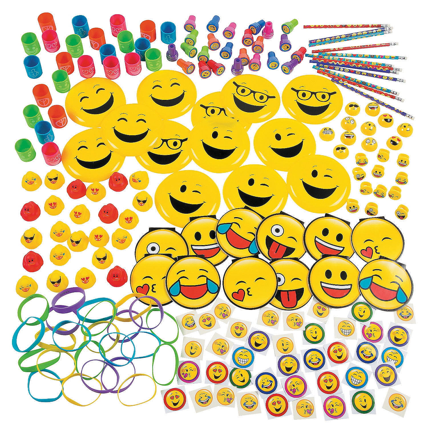 Mega Emoji Assortment (250Pc) - Party Favors - 250 Pieces - Walmart.com