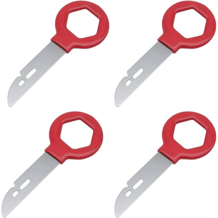 4 X Car Radio Extraction Key - Car Radio Drawer Removal Extractor Keys ...