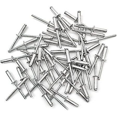 100 Pcs Dome Blind Pop Rivet Peel Back Rivets 4.8 Mm X 18 Mm Large ...