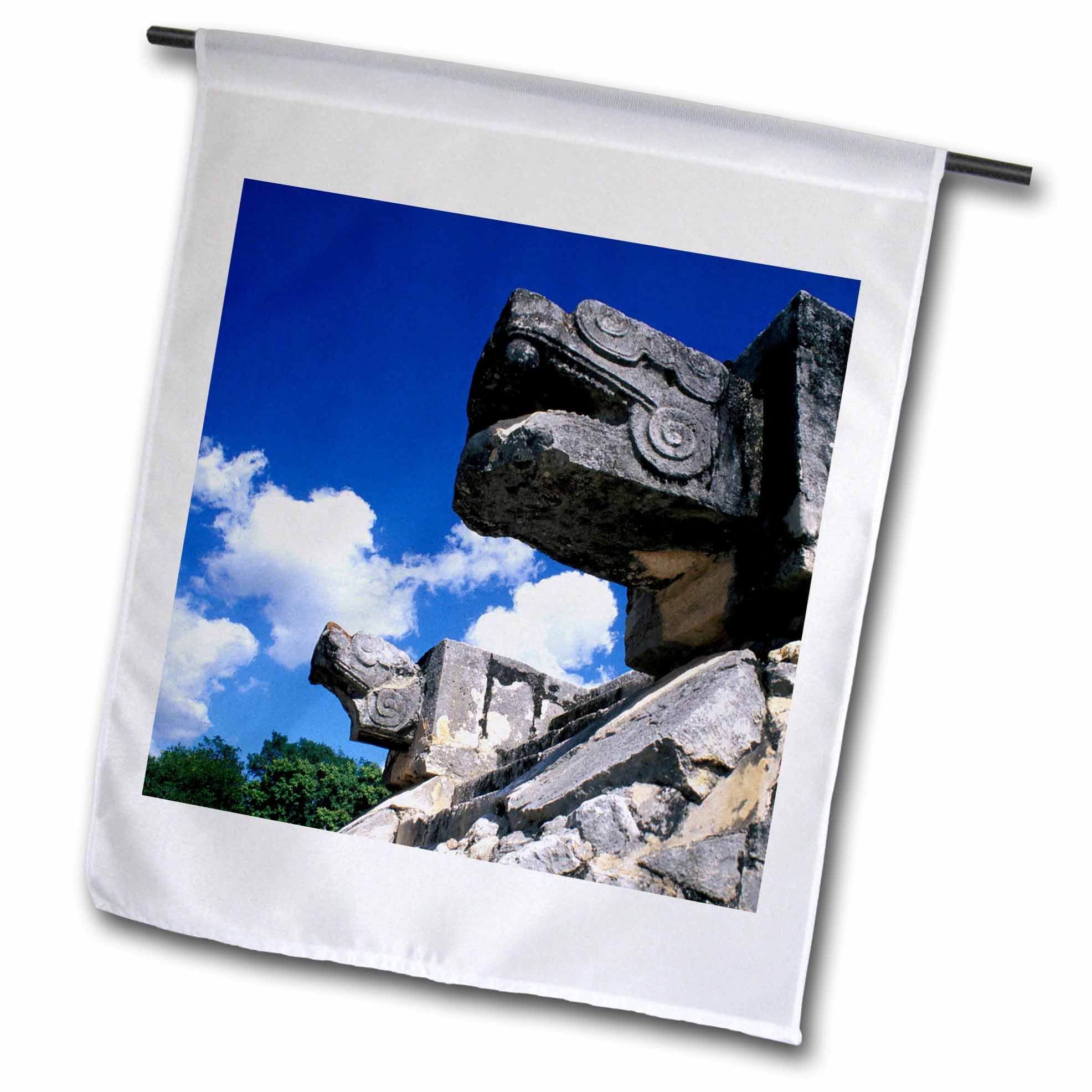 3dRose Mexico, Yucatan, Chichen Itza. Serpentine head - SA13 MGI0077 ...