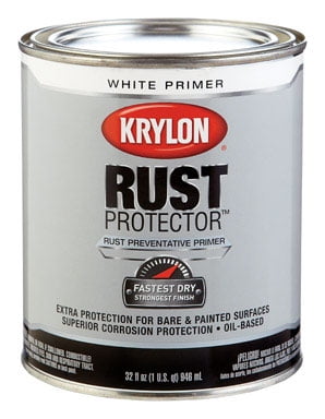 Krylon Rust Protector Smooth White Oil-Based Alkyd Primer and Sealer ...