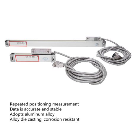 Loewten Milling Machine Linear Scale,Linear Scale,2 Pcs Linear Scale 2AE/3AE Axis Aluminum Alloy ...