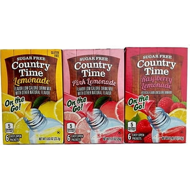 Country Time Strawberry Lemonade Drink Mix, Kosher, Gluten-Free, No ...