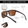 ZENOTTIC Polarized Sunglasses for Men Lightweight TR90 Frame UV400 ...