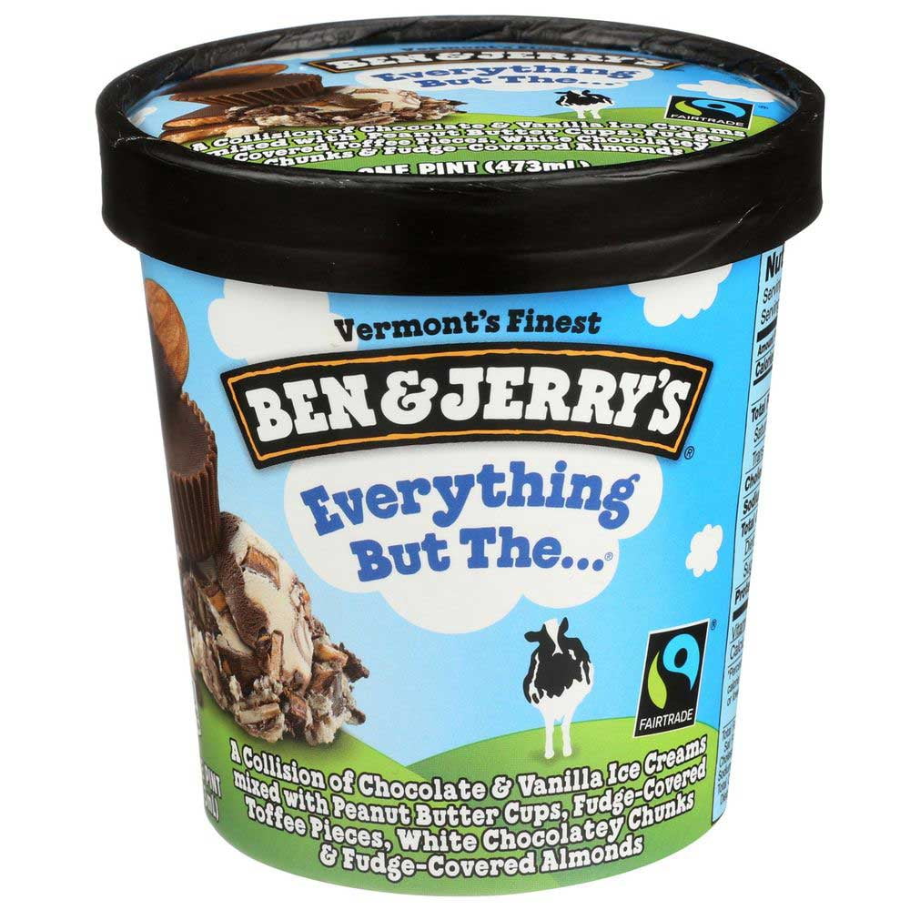 Ben and Jerrys Everything But The Ice Cream, 1 Pint -- 8 per Case ...