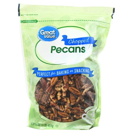 Great Value Chopped Pecans, 16 oz - Walmart.com