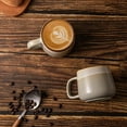 Ceramic Coffee Mugs Set of 4 | 12 oz Stoneware Coffee Cups | Lead-Free ...
