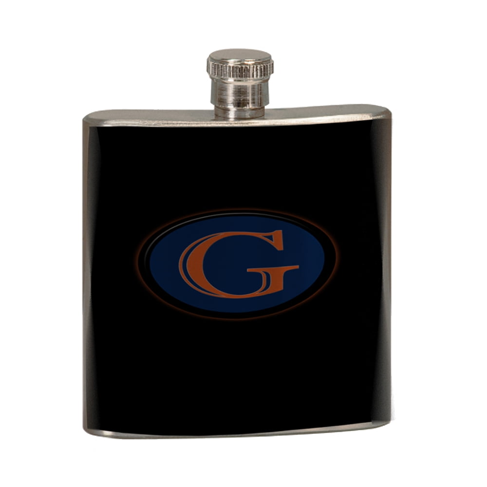 KuzmarK 6 oz. Stainless Steel Pocket Hip Liquor Flask - G Is For ...