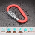 IULAVP Combination Carabiner Clips, Resettable 3 Dial Digit Combination ...