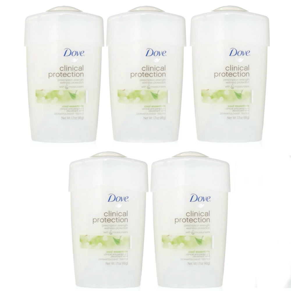 5 Pack Dove Clinical Protection Anti-Perspirant Deodorant Cool ...