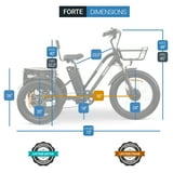 GOBIKE Forte Electric Bike, Electric Tricycle for Adults, Motor Ebikes ...