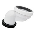 Premium PVC Offset Toilet Flange Shifter, Easy-Install Adapter for ...