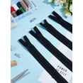 4Pcs Jacket Zipper Nylon Zipper Sewing Accessories with Alloy Puller ...