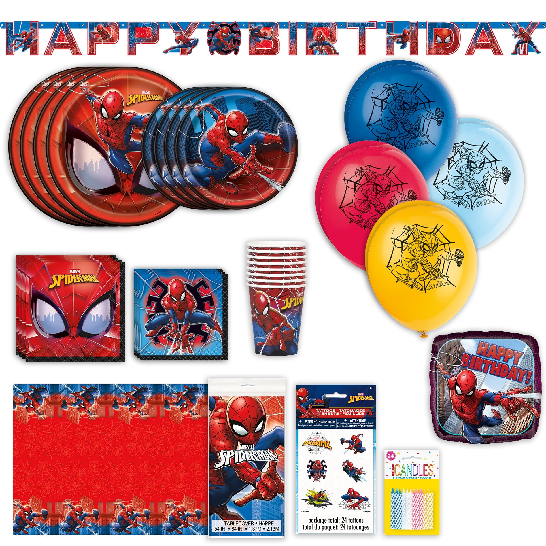 Click here for Momentko Spider-Man Party Pack For 8 Plates  Cups... prices