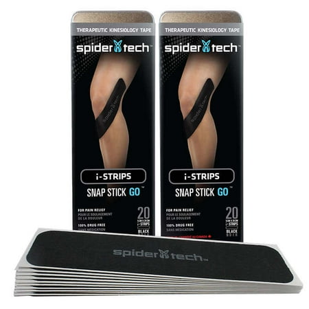 SpiderTech Therapeutic Kinesiology Tape i-STRIPS - 2 x 20 | Walmart Canada