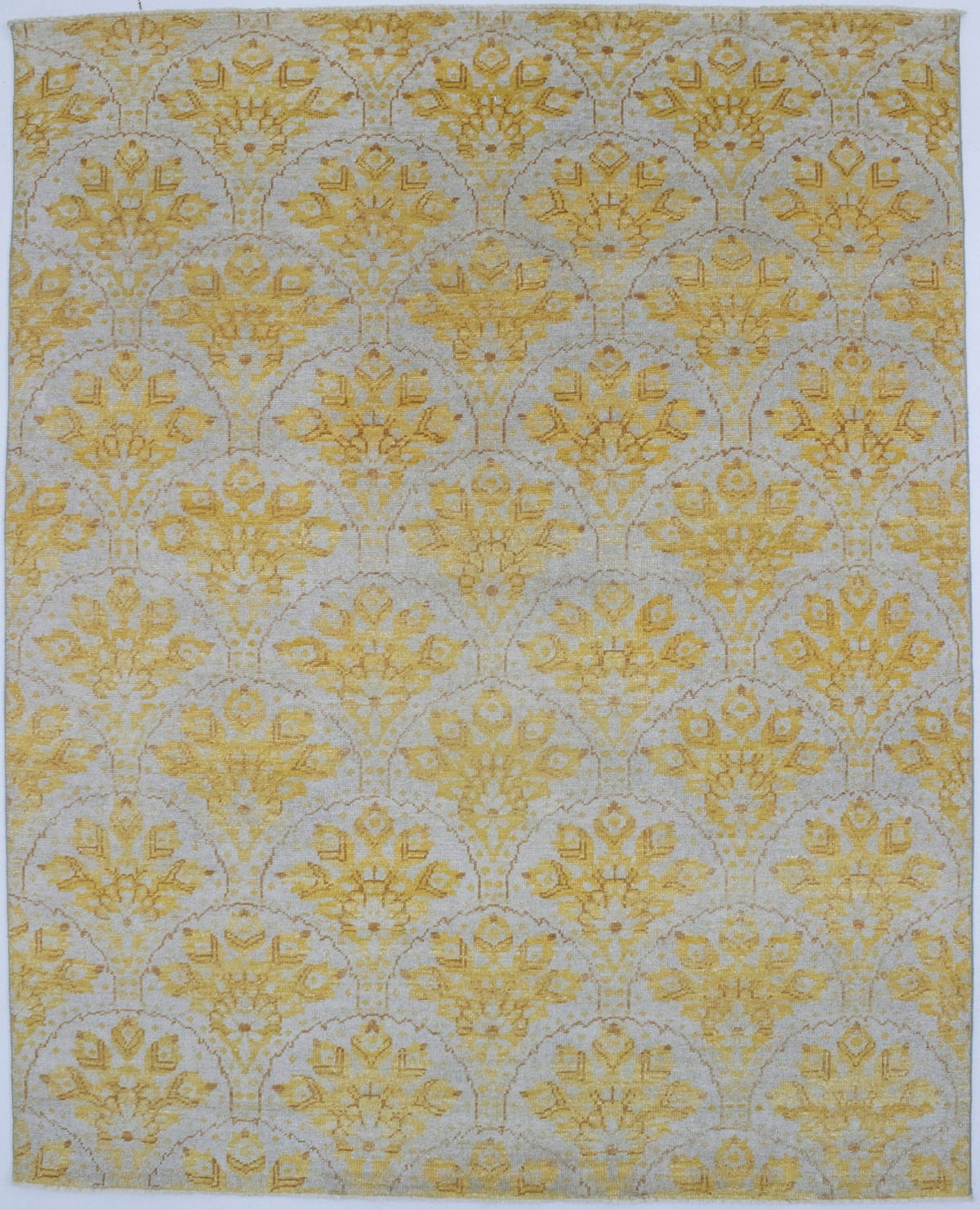 Cream Floral 8X10 Modern Oriental Rug - Walmart.com