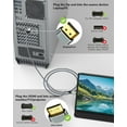 JUNCHI-4K DisplayPort to Mini HDMI Cord 3Feet, DP to Mini HDMI Uni ...