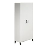 Systembuild Evolution Multi Tall Storage Cabinet, White - Walmart.com