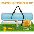 Trymaker Outdoor Tetherball Set with Heavy-Duty Pole and Base for Kids ...