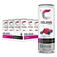 CELSIUS Stevia-Sweetened Grapefruit Energy Drink, Zero Sugar, Pre ...