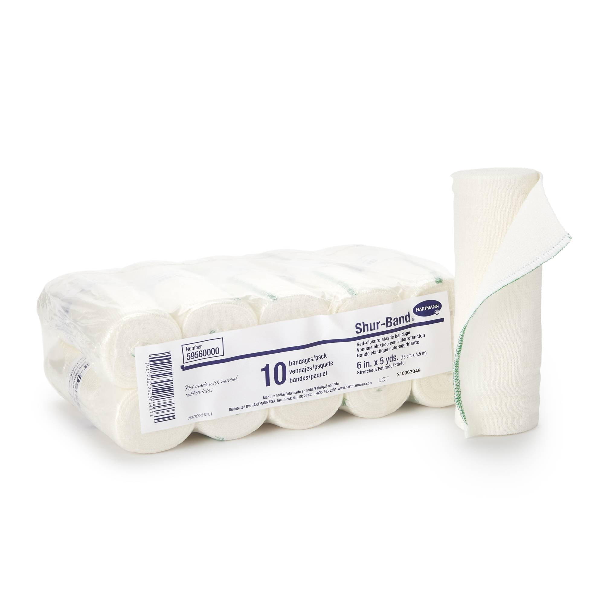 Shur-Band LF Elastic Bandage 6 Inch X 5 Yard Natural, Pack of 3 ...