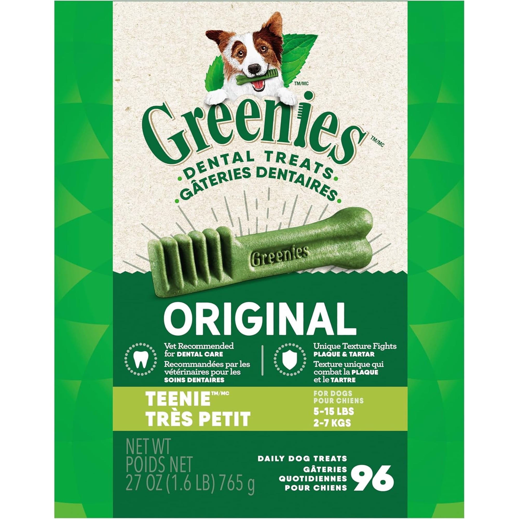 Click here for Greenies Original Teenie Oral Care Natural Dental... prices