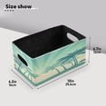 2 Pcs Foldable Felt Storage Bins Decorative Fabric Organizer Baskets ...