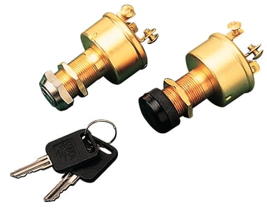 SeaDog 420355 Long Shaft 3 Screw Terminal Three Position Off Ignition ...
