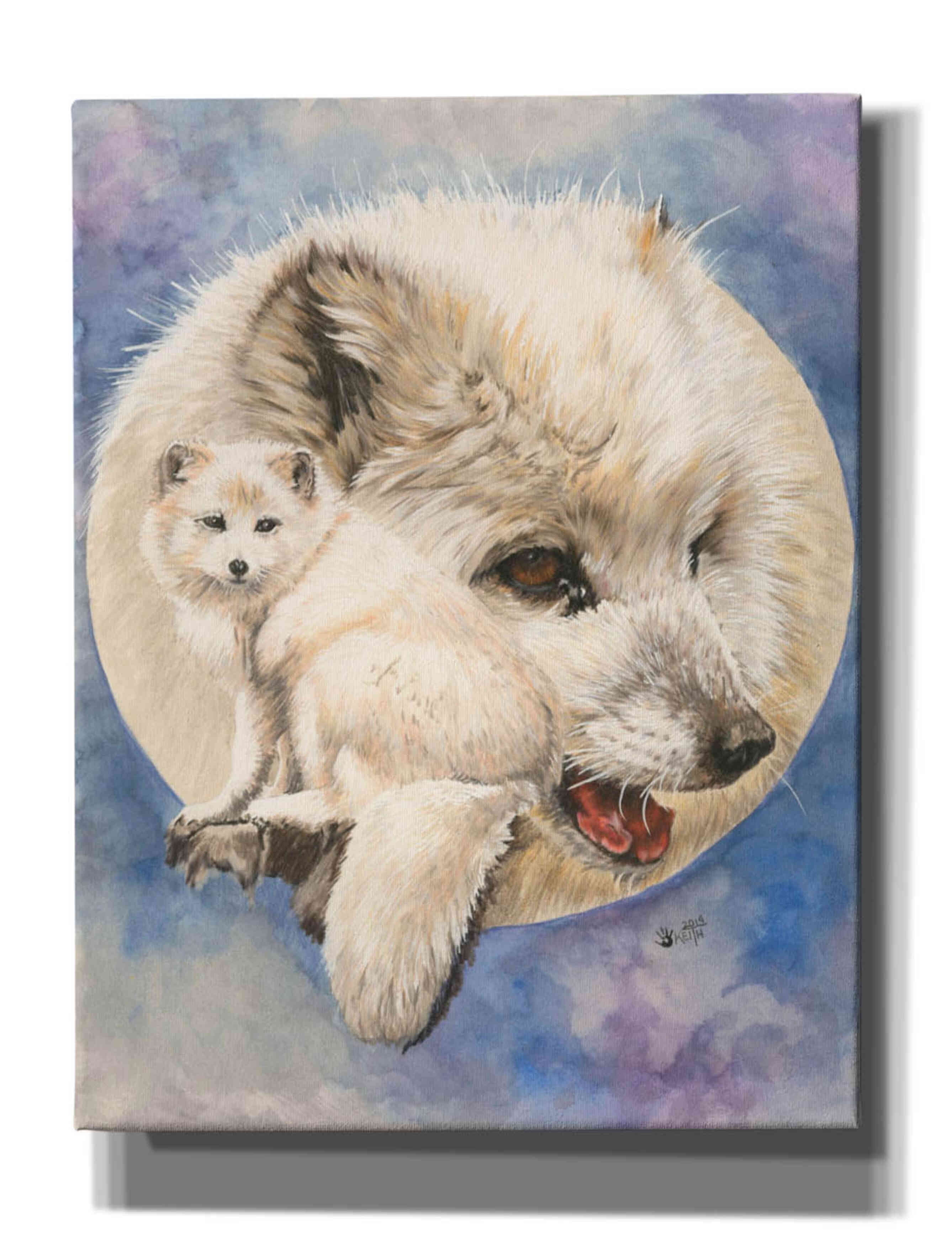 Epic Graffiti 'Snowy' by Barbara Keith, Canvas Wall Art, 26"x34 ...