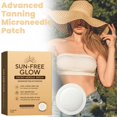 10-Pack Tanning Microneedle Patches with Natural Plant Extracts for ...