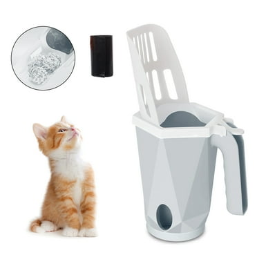 Bullpaw Cat Litter Scoop Portable Cat Litter Scoop Holder with Trash ...