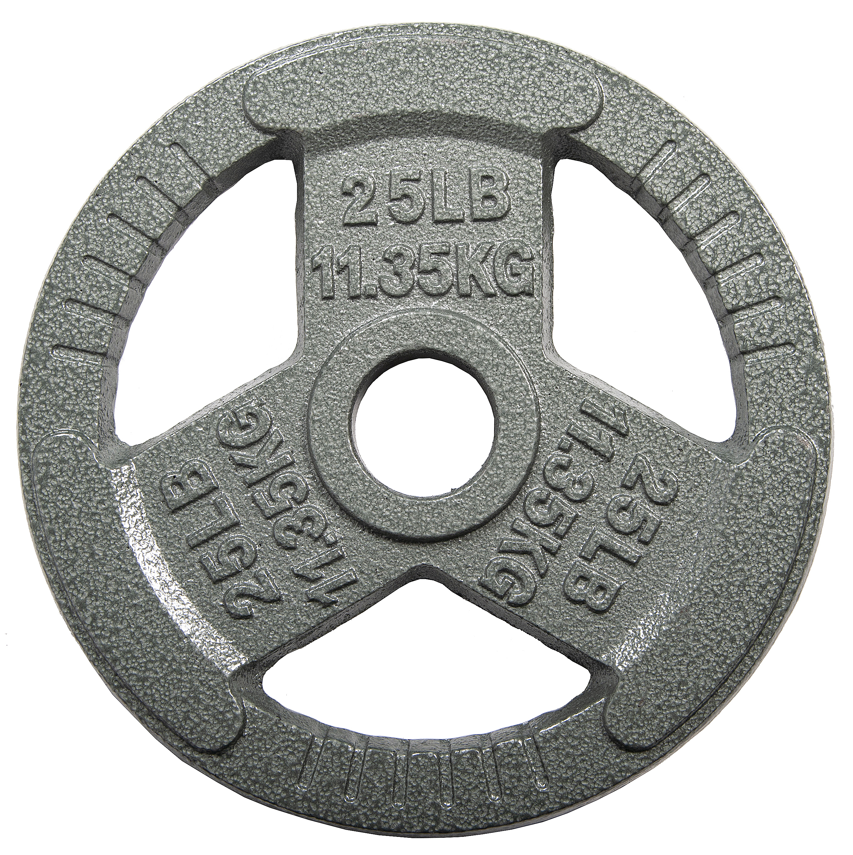 BalanceFrom Cast Iron Olympic 2 Inch Grip Plate Weight Plate For
