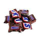 West End Foods Snickers Miniature Bars, Milk Chocolate, 2 lb Bulk Bag ...