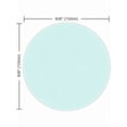 28" Round Tempered Glass Table Top 3/8" Thick with Beveled Edge for ...