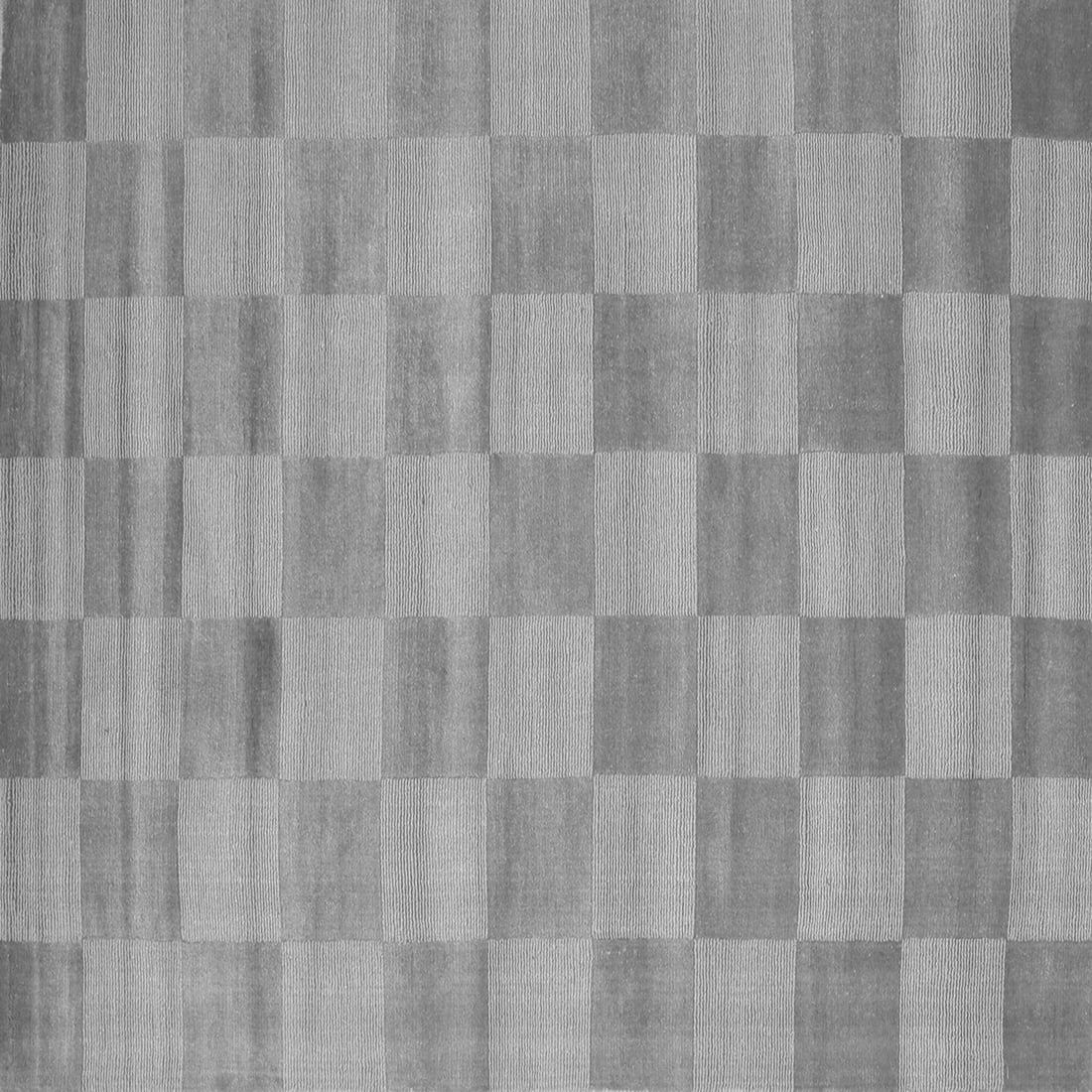 Ahgly Company Indoor Square Checkered Gray Modern Area Rugs, 5' Square ...