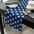 4th of July Table Runner 90 Inches Long,Independence Day Patriotic ...