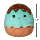 Squishmallows 12-Inch FuzzAMallows Maya Mint Ice Cream - Ultrasoft ...